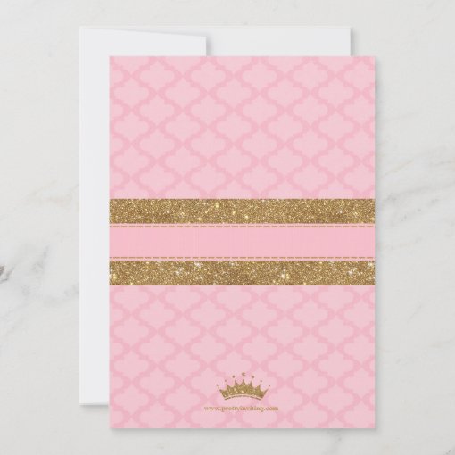 Royal Little Princess Baby Shower Invitation | Zazzle