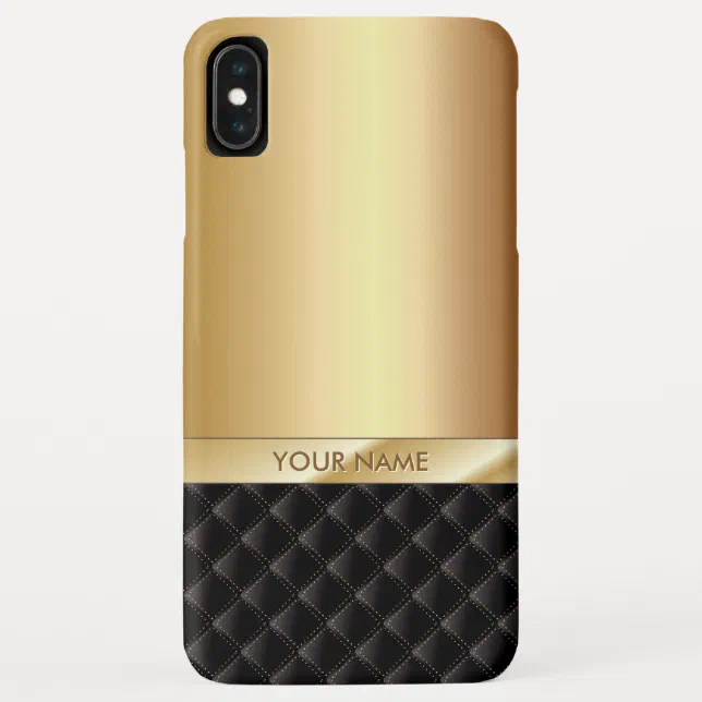 Royal Luxury Gold Custom Name Case-Mate iPhone Case | Zazzle