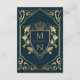 Royal Medieval Fantasy Monogram Details Enclosure Card | Zazzle