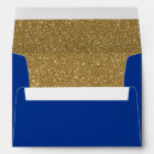 Royal Blue Elegant Silver Wedding Envelope | Zazzle.com
