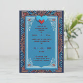 Royal Pixel Art Wedding Invitation | Zazzle
