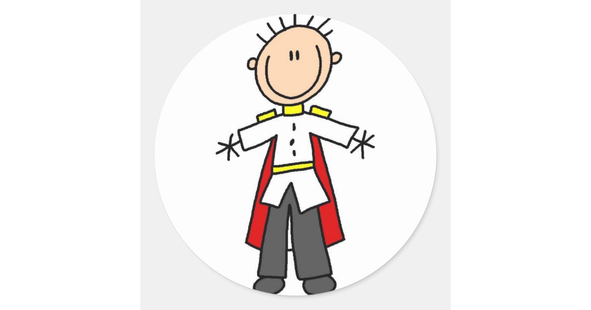 Royal Prince Sticker | Zazzle
