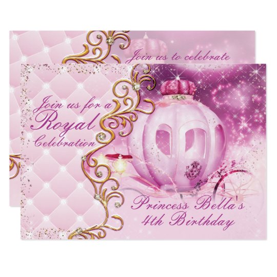 Royal Princess Birthday Party Invitations | Zazzle.com