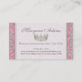Royal Princess Crown Beauty Pageant Contestant Business Card | Zazzle