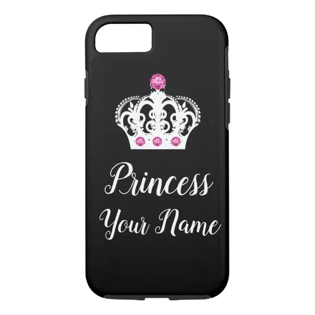 Royal Princess Monogram Crown Design Case-Mate iPhone Case | Zazzle