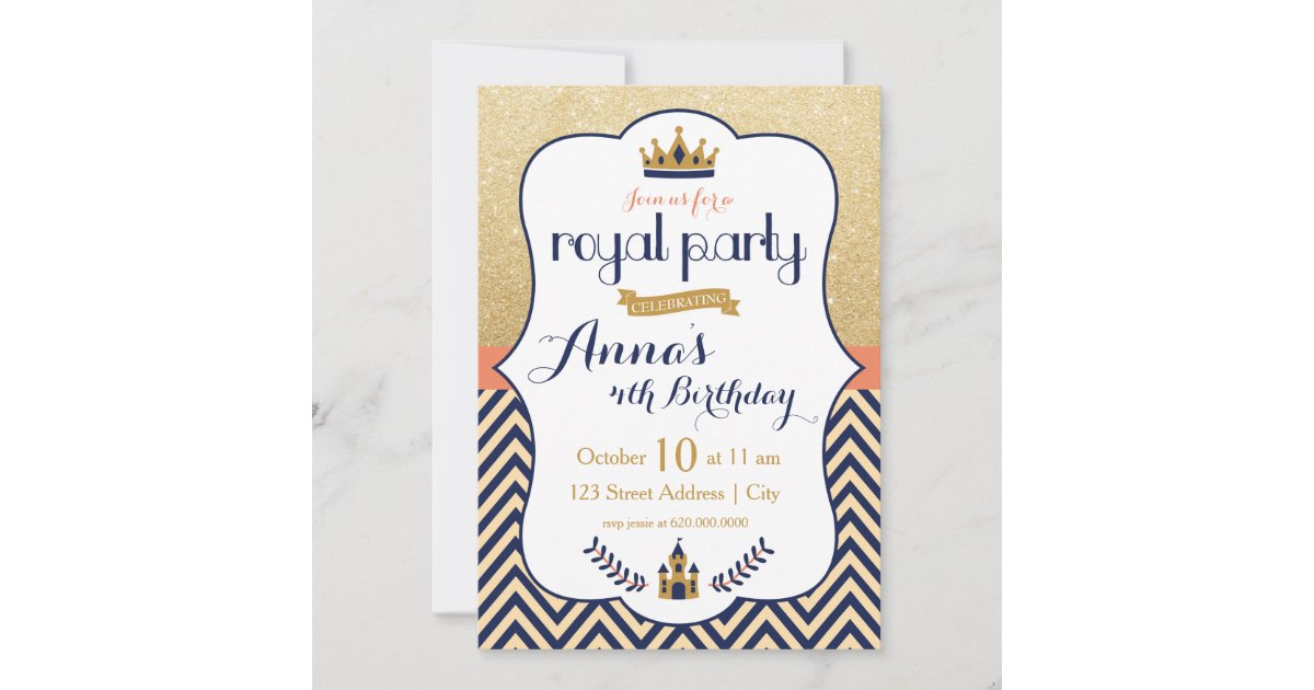 Royal Princess Party Invitation | Zazzle