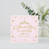 Royal Princess Thank You Invitation | Zazzle