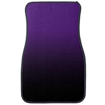 Royal Purple and Black Ombre Car Floor Mat | Zazzle