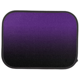 Royal Purple and Black Ombre Car Floor Mat | Zazzle