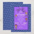 Royal purple invitation | Zazzle