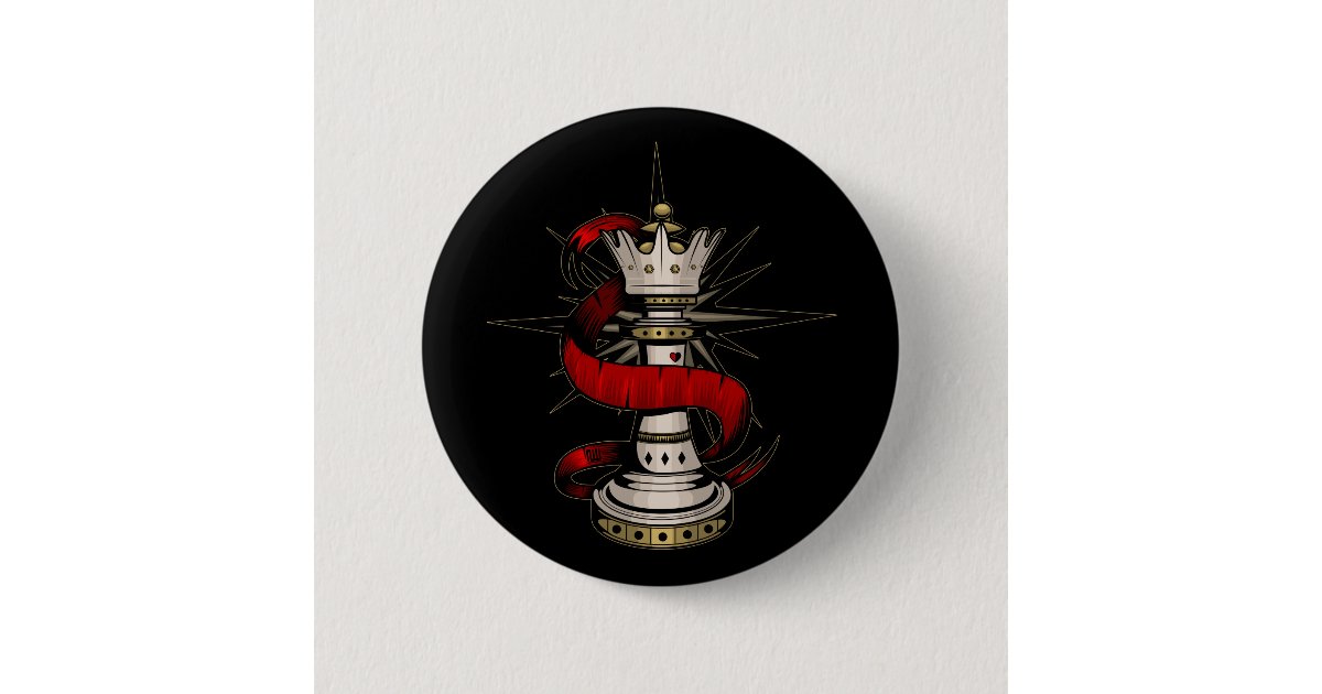 Royal Queen Button | Zazzle