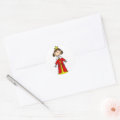 Royal Queen Stick Figure Sticker | Zazzle
