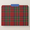 Royal Stewart Plaid File Folder Set | Zazzle
