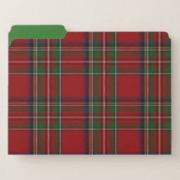 Royal Stewart Plaid File Folder Set | Zazzle
