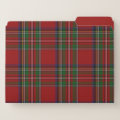 Royal Stewart Plaid File Folder Set | Zazzle
