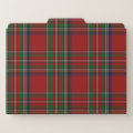 Royal Stewart Plaid File Folder Set | Zazzle