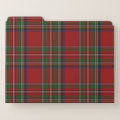 Royal Stewart Plaid File Folder Set | Zazzle