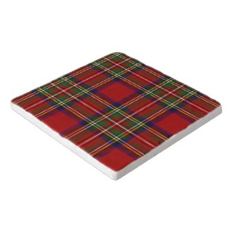 Royal Stewart Tartan Plaid Scottish Pattern Trivet | Zazzle