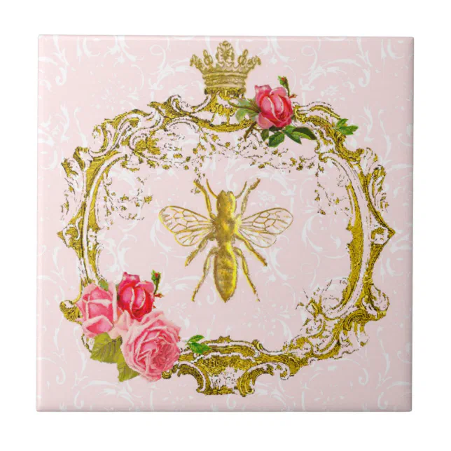 Royal Versailles Bee Tile | Zazzle