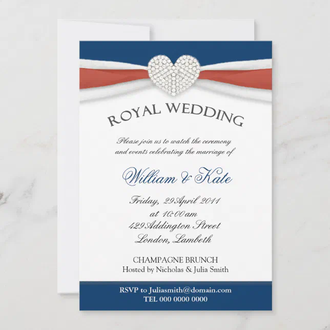 Royal Wedding House Party Invitations | Zazzle
