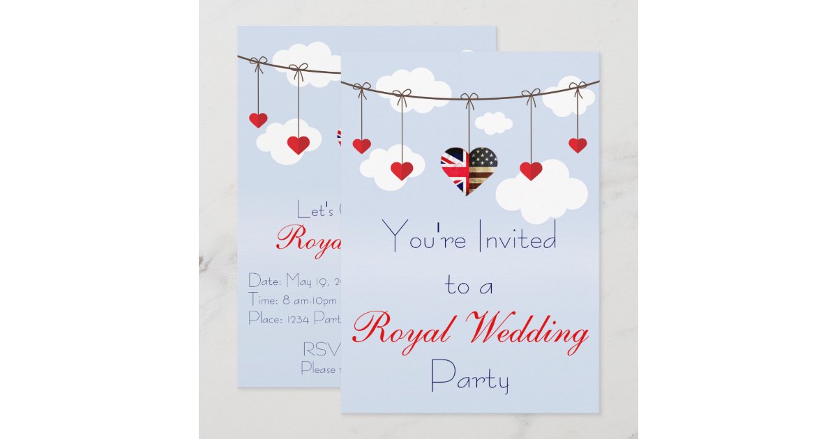 Royal Wedding Party Invitation | Zazzle