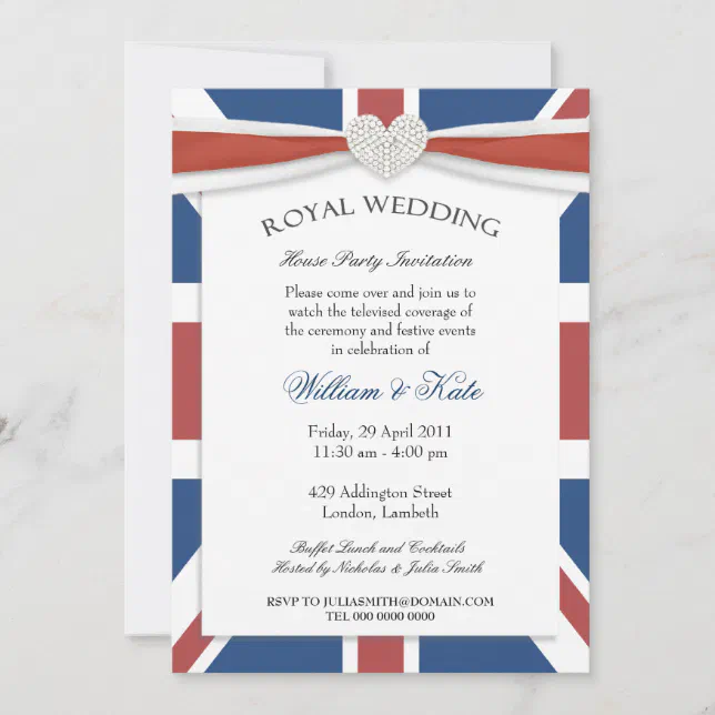 Royal Wedding Watch Party Invitations | Zazzle