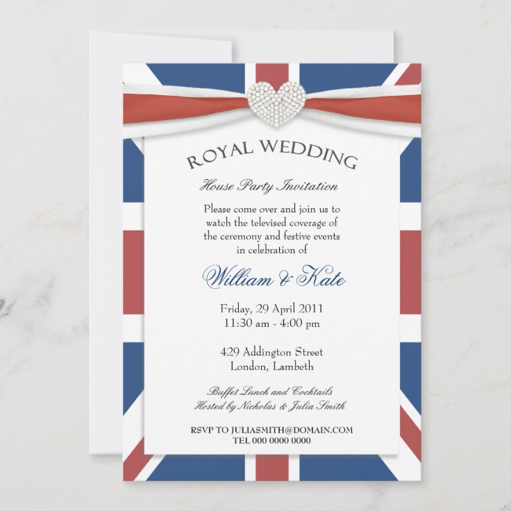 Royal Wedding Watch Party Invitations | Zazzle