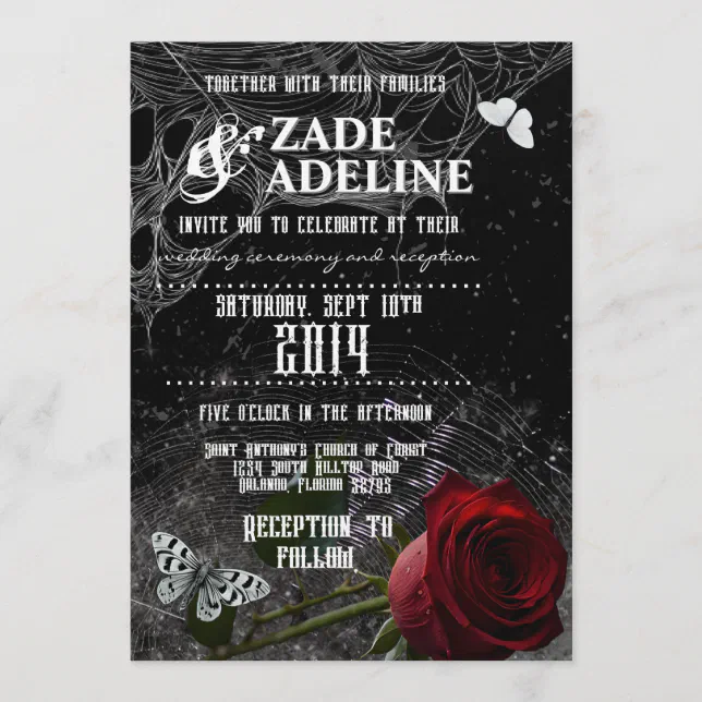 Royalty Info Invitation | Zazzle