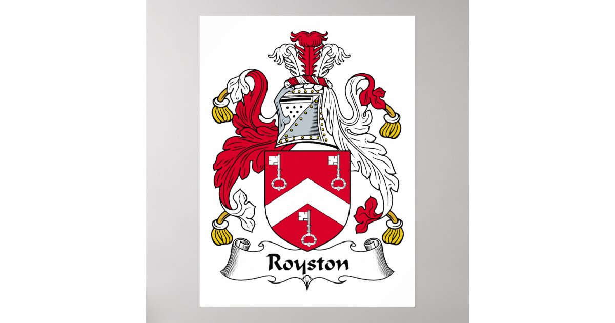 Royston Family Crest Poster | Zazzle