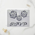 RPG Dice | Fantasy Tabletop Gamer Dice Event RSVP Invitation Postcard ...