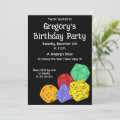RPG Gaming Dice, Board, Fantasy Games Themed Party Invitation | Zazzle