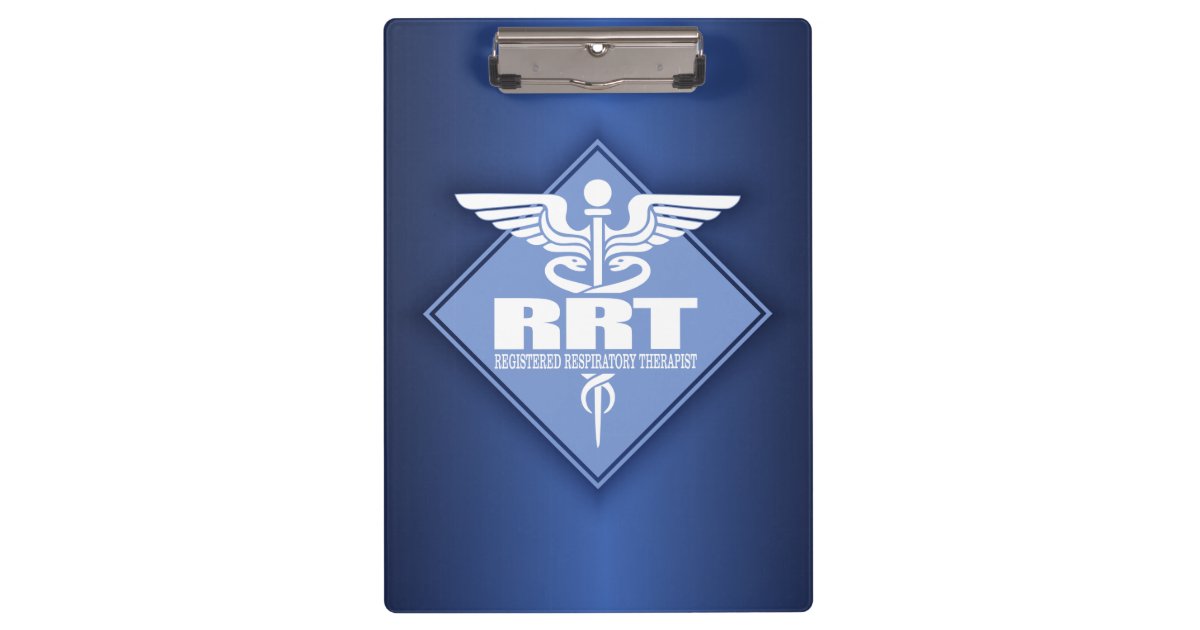 RRT Registered Respiratory Therapist Clipboard | Zazzle