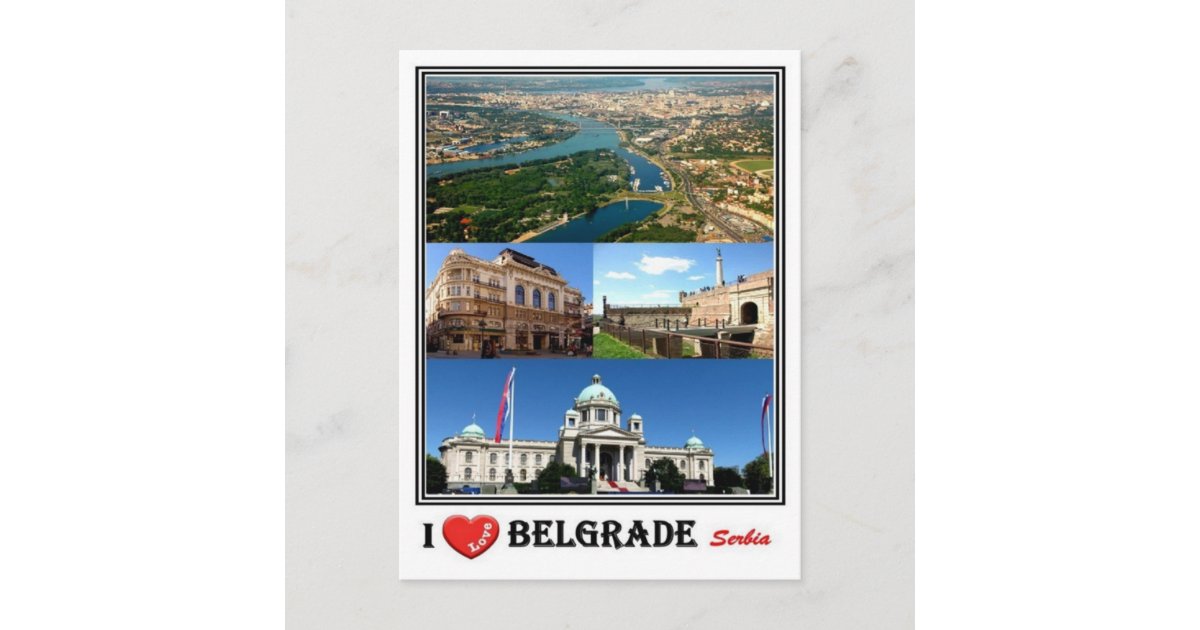 RS Serbia - Belgrade - Postcard | Zazzle