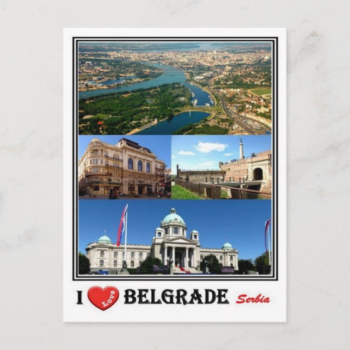 RS Serbia - Belgrade - Postcard | Zazzle.com