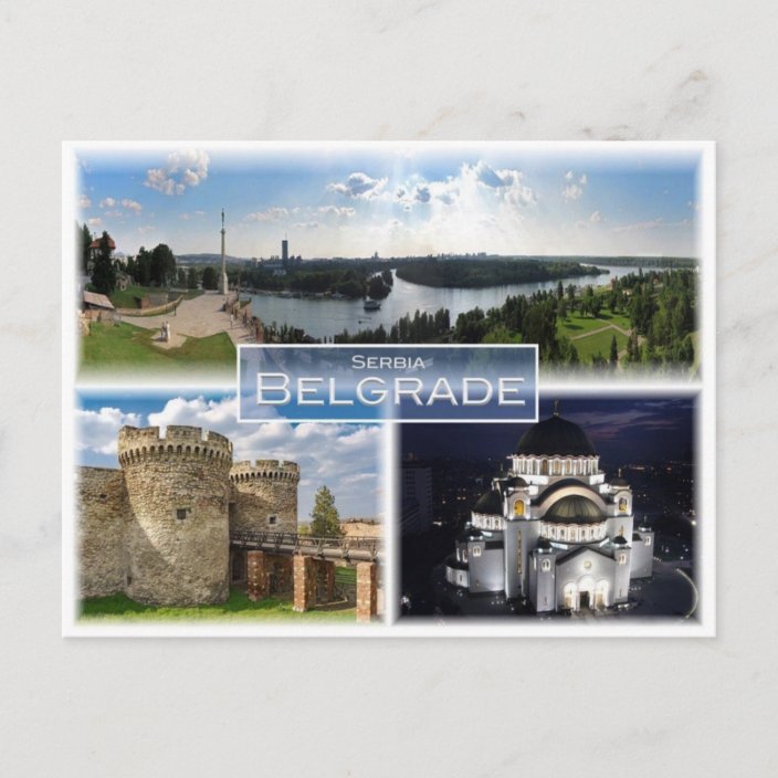 RS Serbia - Belgrade - Postcard | Zazzle.com