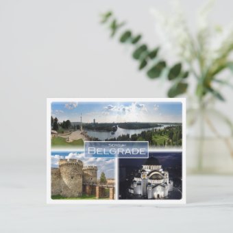 RS Serbia - Belgrade - Postcard | Zazzle