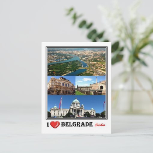 RS Serbia - Belgrade - Postcard | Zazzle