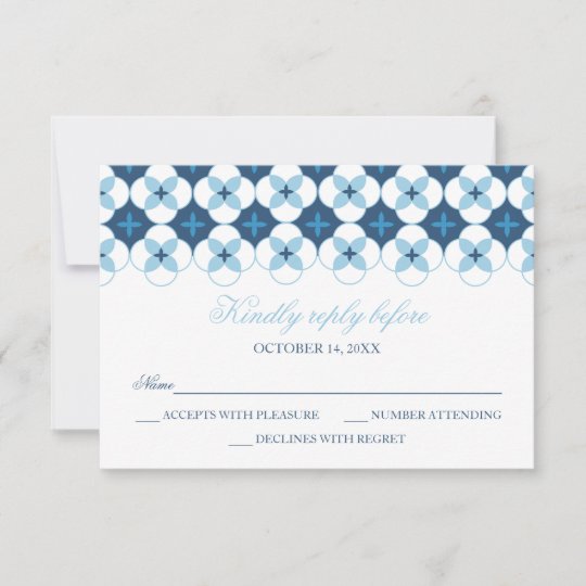 RSVP Card - Baptism, Christening Invitation - Boy | Zazzle.com