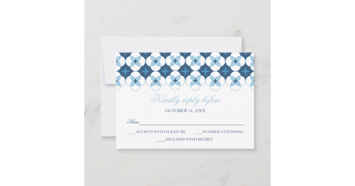 RSVP Card - Baptism, Christening Invitation - Boy | Zazzle
