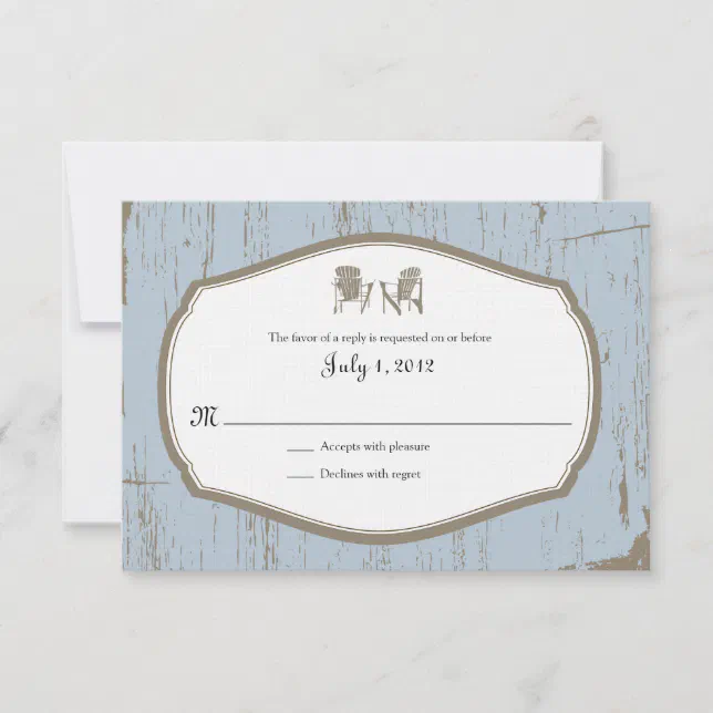 RSVP Rustic Country Wedding Invitation | Zazzle