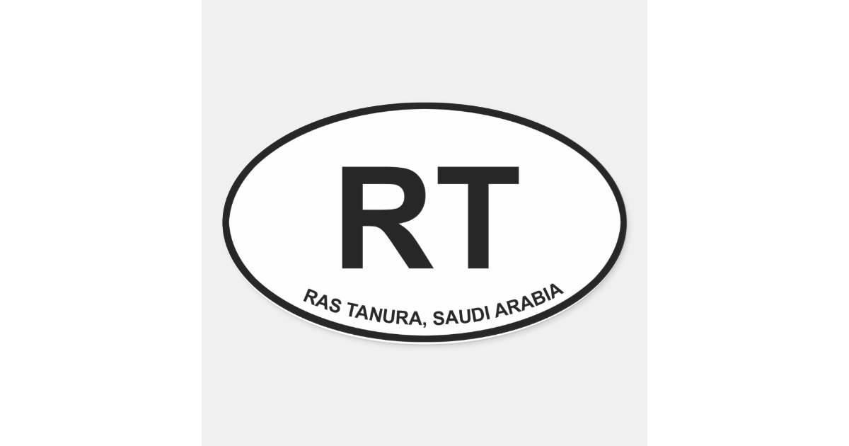 RT Oval Sticker | Zazzle