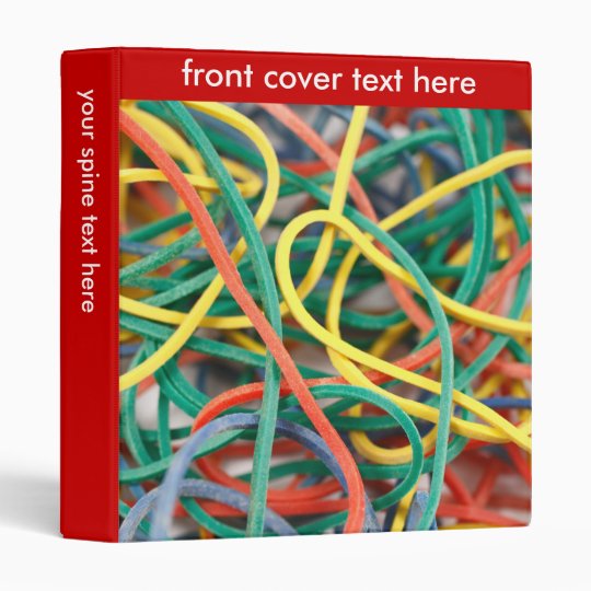 Rubber bands Binder | Zazzle.com