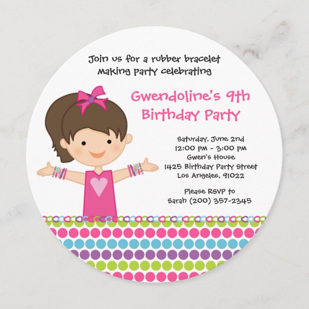 Bracelets Invitations | Zazzle