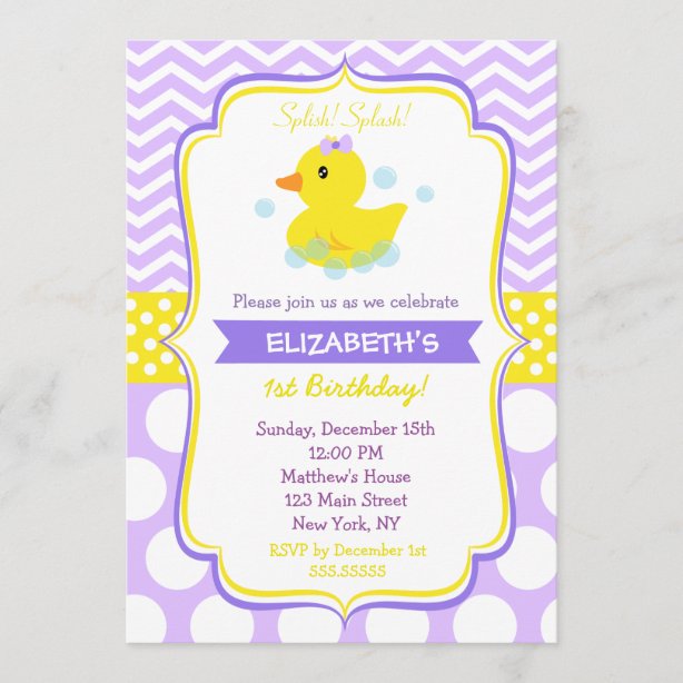 Duck Invitations | Zazzle