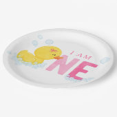 Rubber Duck First Birthday Paper Plates | Zazzle