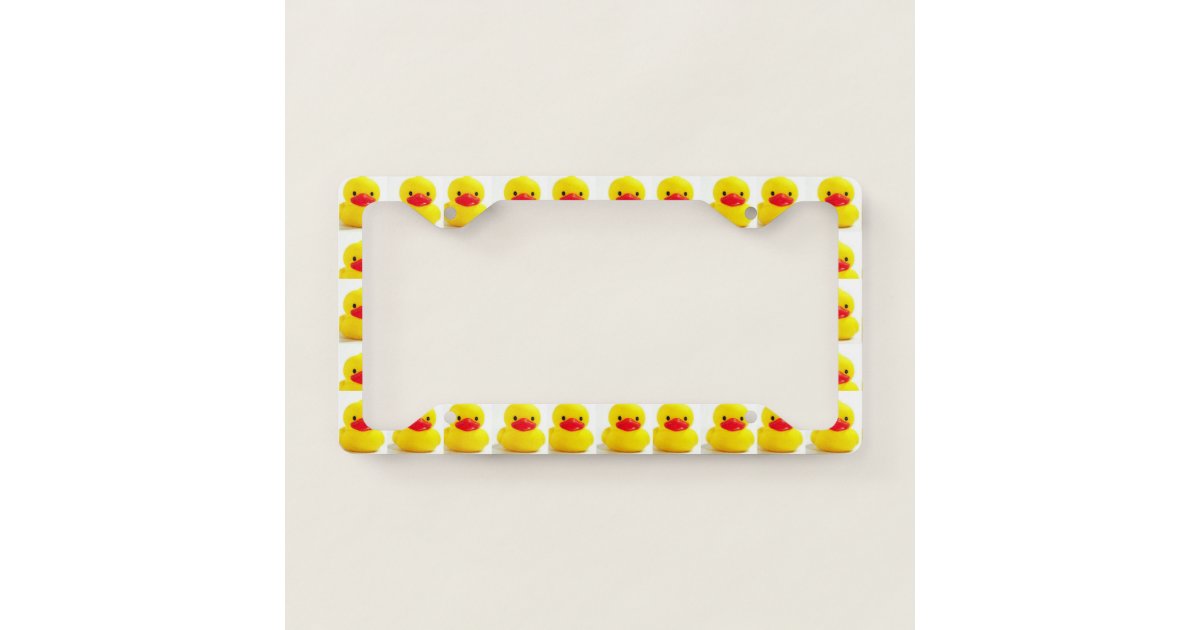 Rubber Duck License Plate Frame | Zazzle