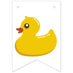 Rubber Duck Party Bunting Flags | Zazzle