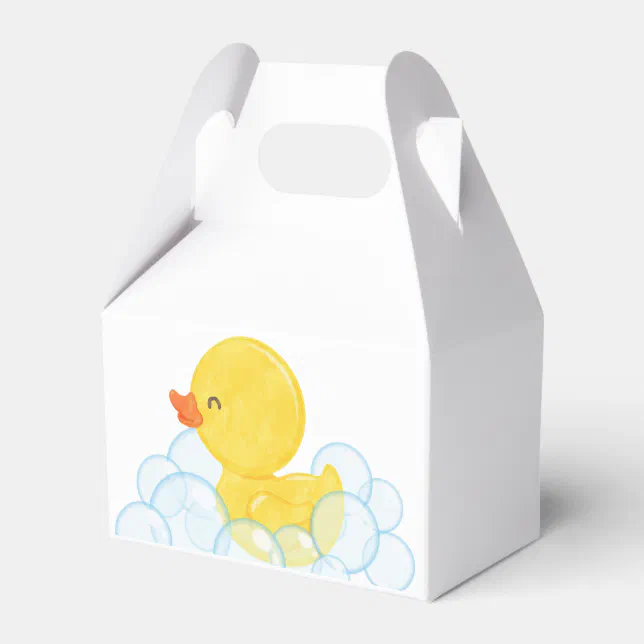 Rubber Duck Party Favor Boxes | Zazzle