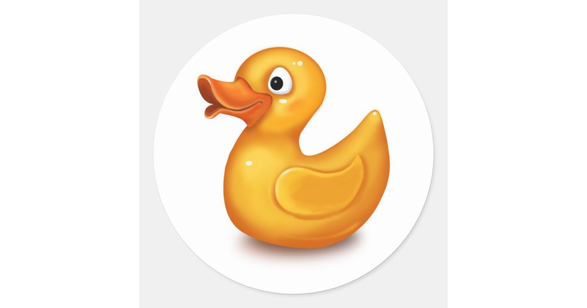 Rubber Duck Sticker | Zazzle