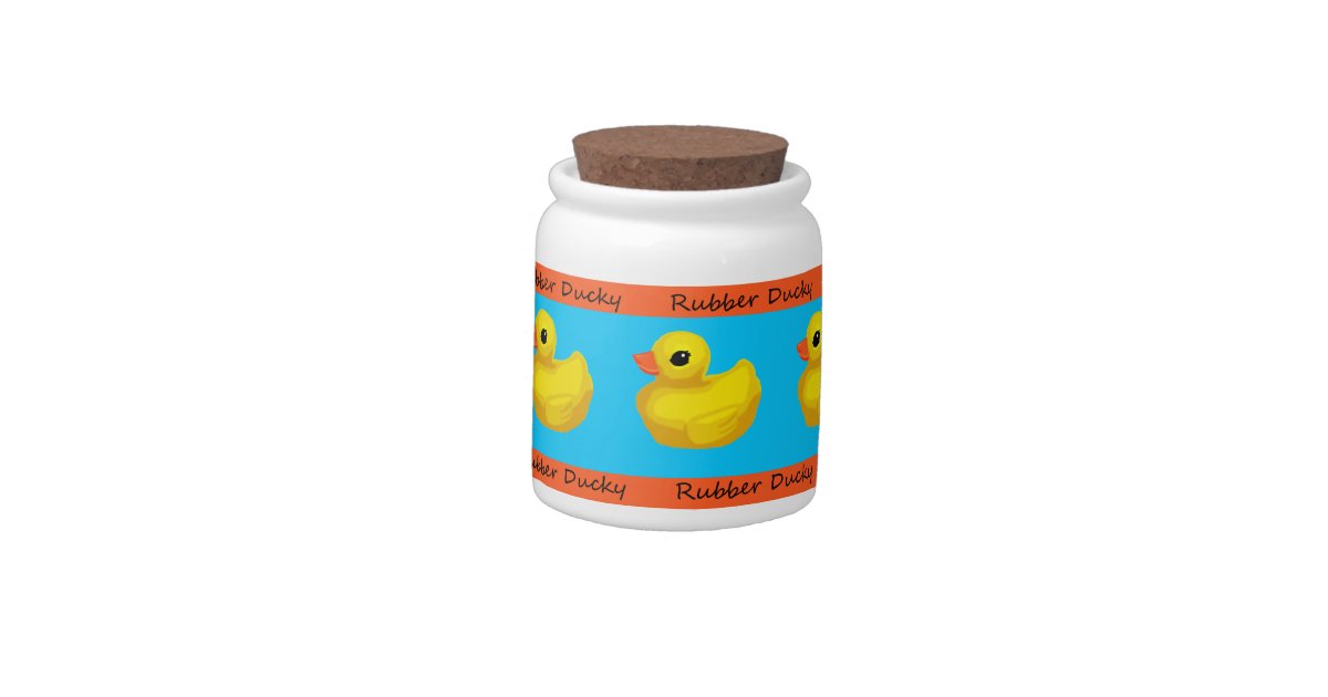 Rubber Ducky Candy/Treat Jar | Zazzle